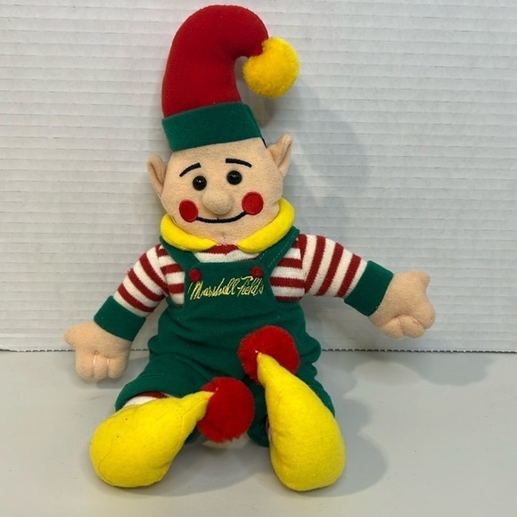 unbranded | Toys | Vintage Marshall Fields Plush Bean Jingle Elf | Poshmark